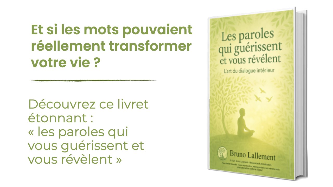 Les paroles qui guérissent et vous révèlent